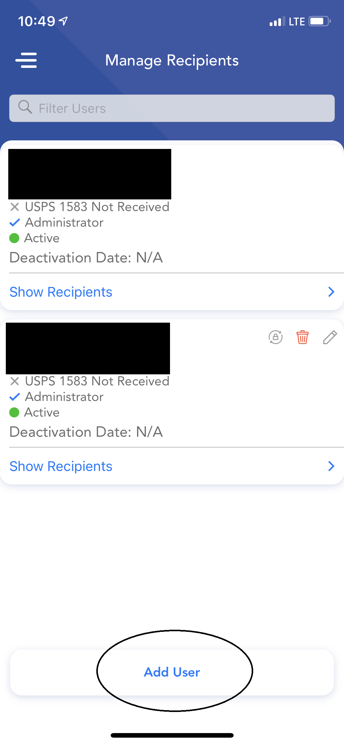 Can I Update (Add/remove) Recipients? | PostScan Mail